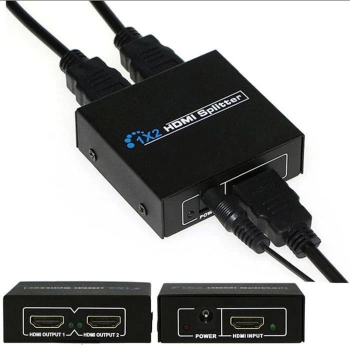 Jual HDMI SPLITTER / SPLITER 2 PORT (1 INPUT 2 OUTPUT) - 2 Port ...
