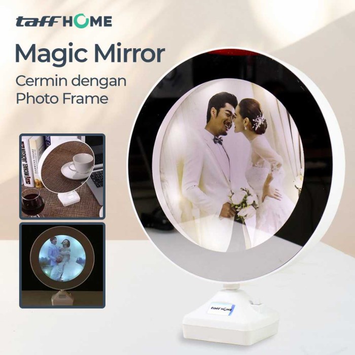 Jual Cermin mirror kaca foto lampu LED rias magic ajaib hadiah kado ...