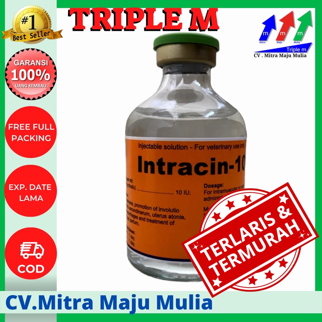 Jual INTRACIN 10S 50 ml (Pengganti Oxytocin 10) Hormon Perangsang ...