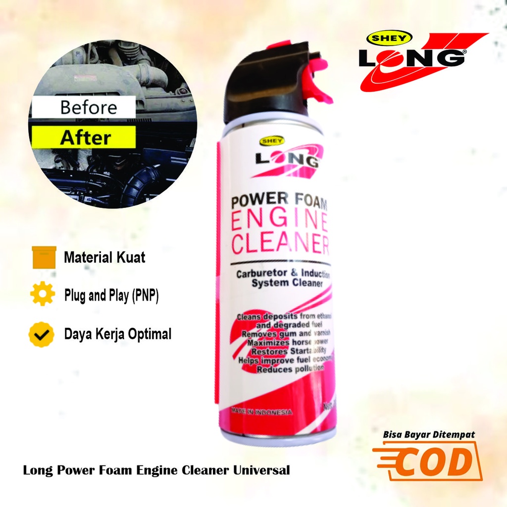 Jual Engine Cleaner Shey Long Power Foam 300ml Cairan Pembersih ...