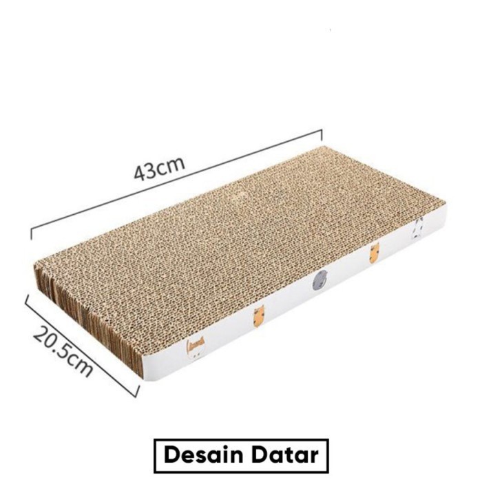 Jual Papan Garukan Kucing Persegi Panjang M12 - Papan Garuk Kucing ...