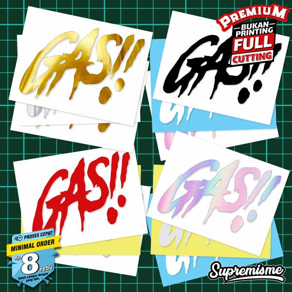 Jual Stiker Tangki GAS !! / Sticker GAS!! / Stiker RX King GAS ...