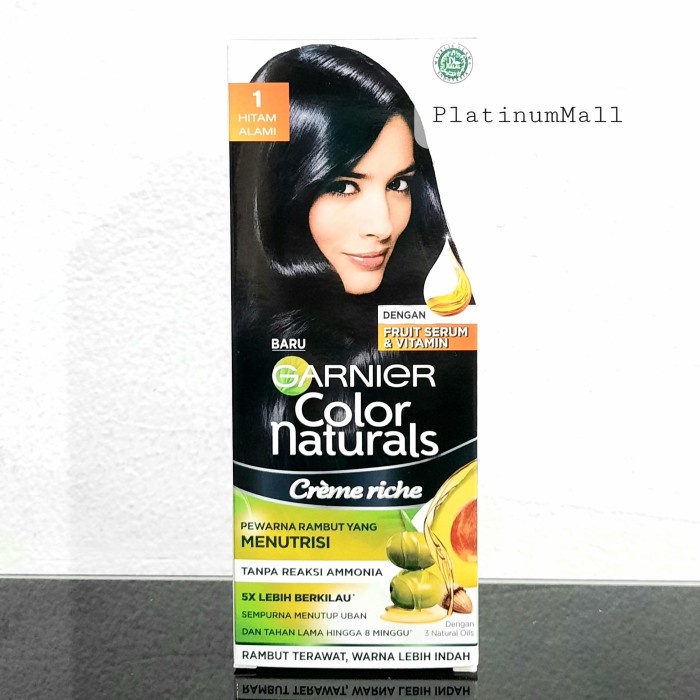 Jual Garnier Hair COLOR NATURALS creme riche ultra color cat pewarna ...