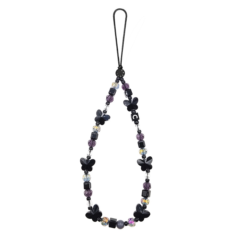 Jual High version CASETIFY Phone Charm chain handmade pearl beaded ...