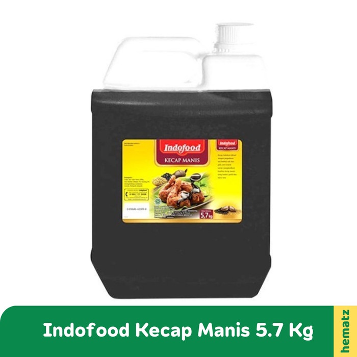 Jual Indofood Kecap Manis 5.7 Kg Jerigen | Shopee Indonesia