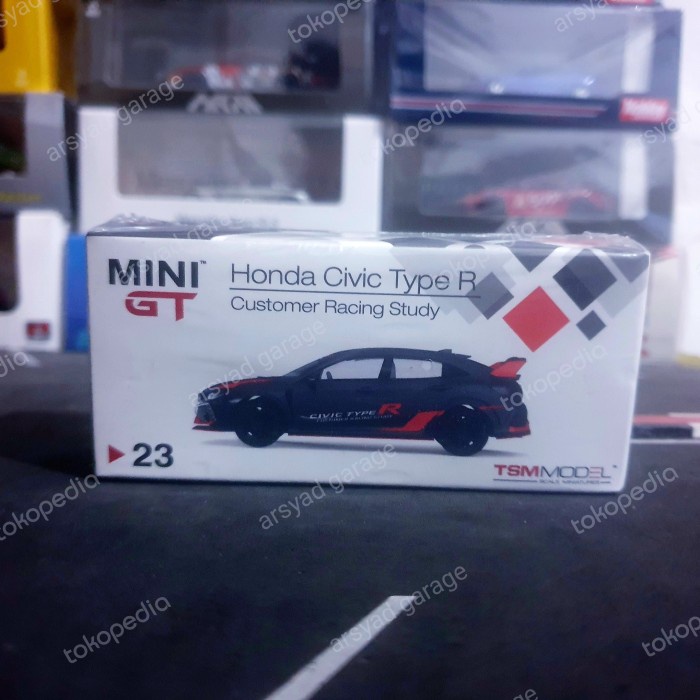 Jual Diecast Mini GT Honda Civic Type R Customer Racing Study no 23 ...