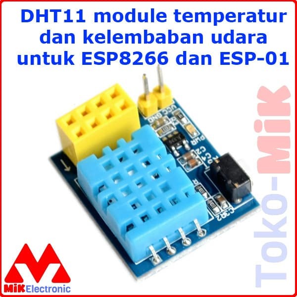 Jual ESP-01 DHT11 Modul Sensor Temperatur Kelembaban untuk ESP8266 ...