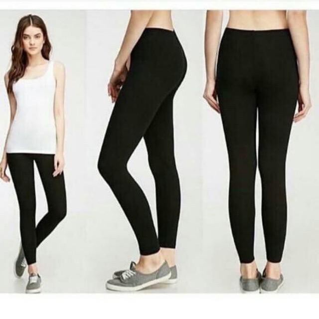Jual Legging Olahraga Polos Spandex Hitam Lejing Panjang Legging Tebal ...