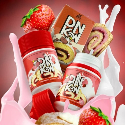 Jual Liquid DNKW STRAWBERRY MILK ROLLCAKE 60ML FREEBASE by Ak Brew ...