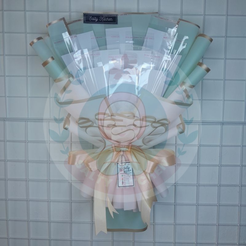 Jual [BISA GOSEND] [10 Lembar] Premium Buket Uang Medium Kerangka Money ...