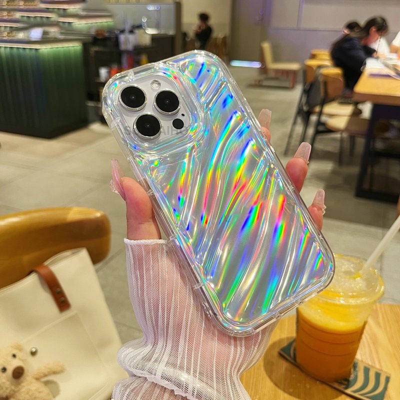 Jual Casing Ponsel TPU Simpel Kantong Udara Flash Laser Transparan ...