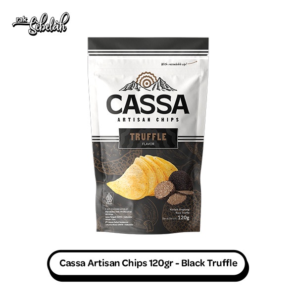 Jual Cassa Artisan Chips Black Truffle 120g - Cassava Chip Keripik ...