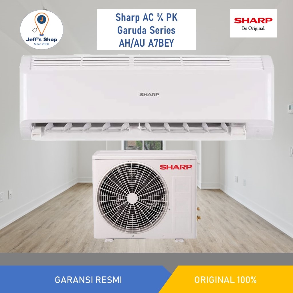 Jual Sharp AC 3/4 PK [Garuda Series] AH/AU A7BEY | Shopee Indonesia