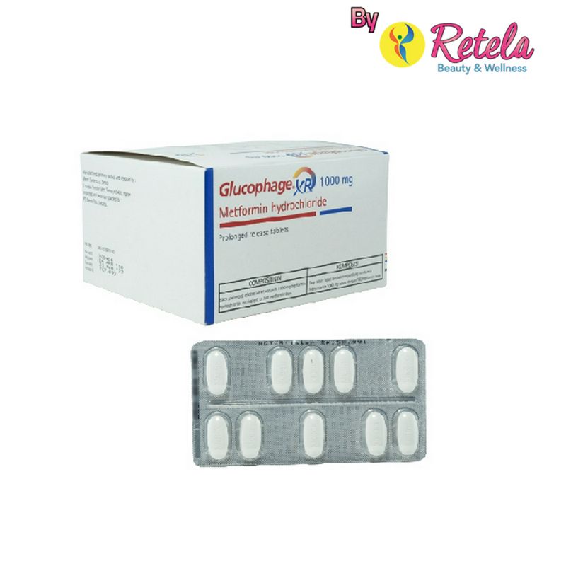 Jual GLUCOPHAGE XR 1000 MG STRIP 10 TABLET | Shopee Indonesia
