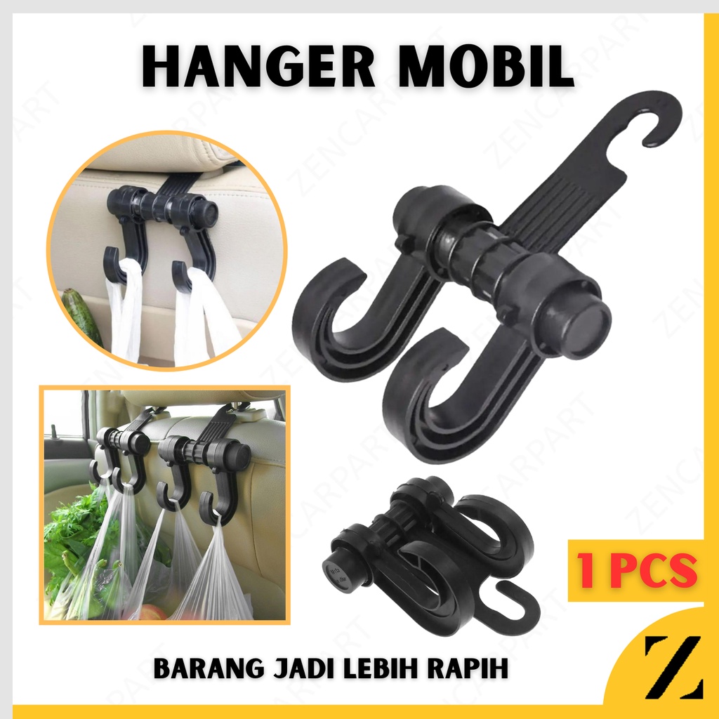 Jual Hanger Mobil Gantungan Mobil Car Hanger Barang Hook Headrest ...