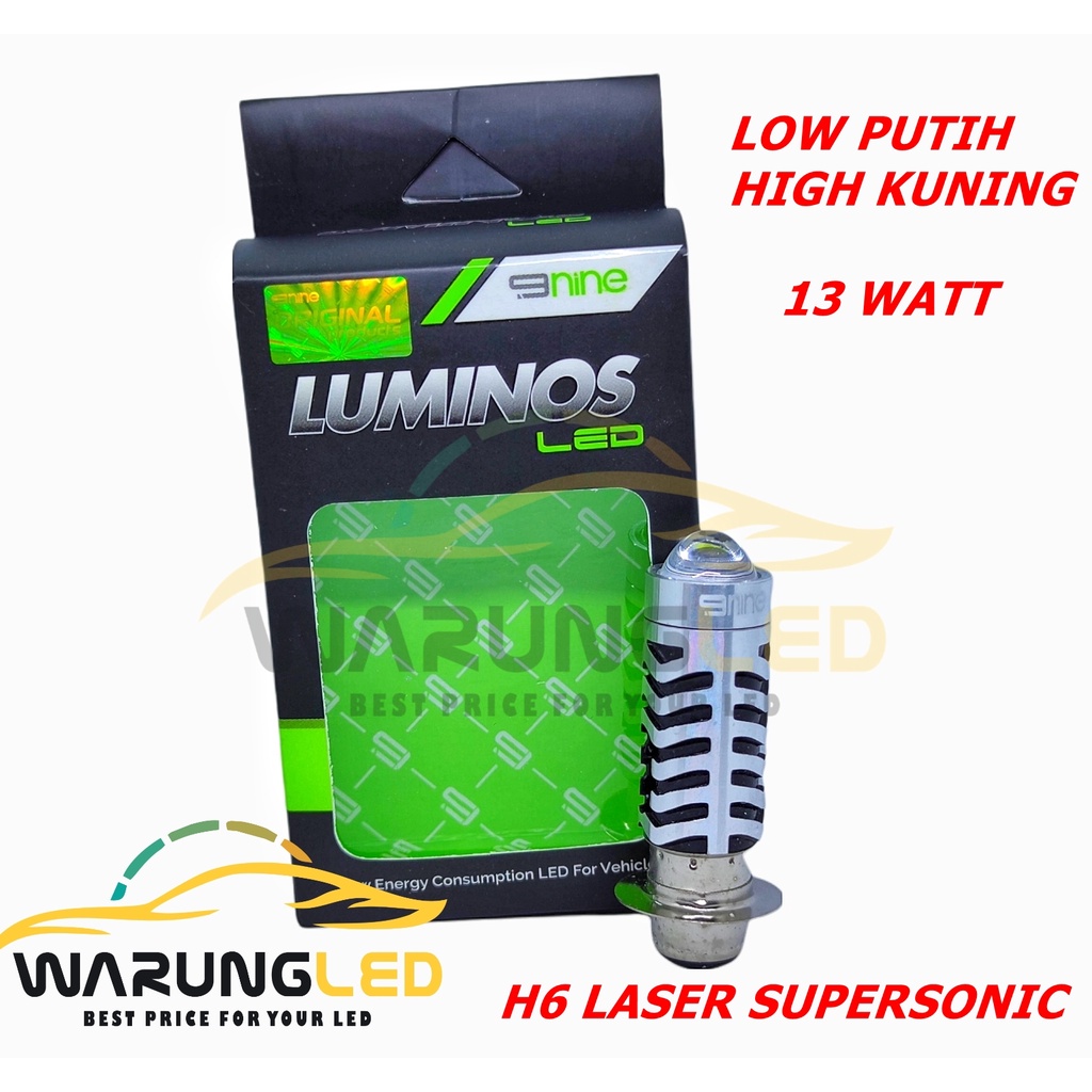Jual LAMPU LED MOTOR ORIGINAL H6 9NINE LUMINOS LS 2 PUTIH KUNING ...