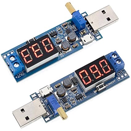 Jual (OML) USB Buck Boost Converter Adjustable Step UP Step Down Power Supply Module Voltage ...