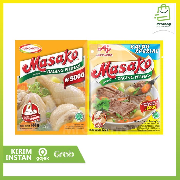 Jual Masako 123gr / Bumbu penyedap rasa / kaldu bubuk | Shopee Indonesia