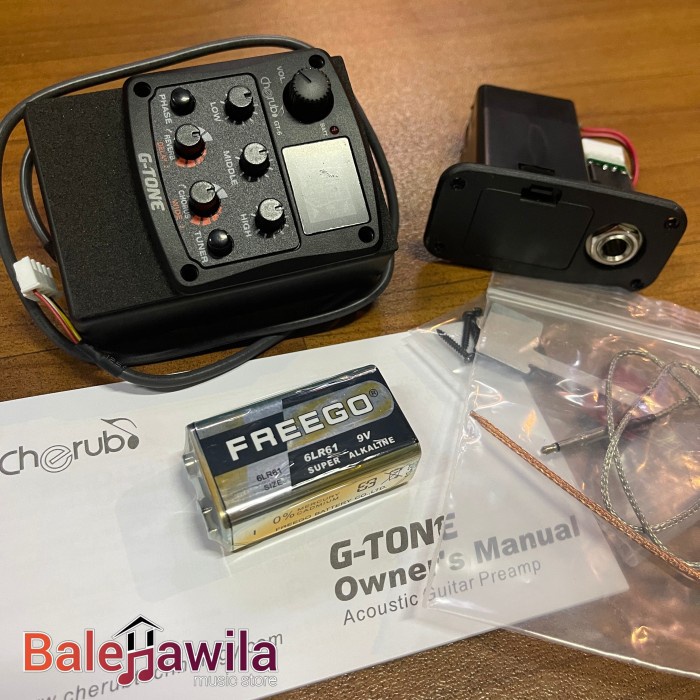 Jual Acoustic Guitar Preamp Gitar Akustik G Tone Tone Cherub GT6 GT-6 ...