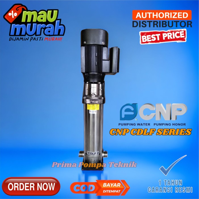 Jual Pompa CNP CDLF.2-15 1Phase Booster Pump Membran RO Dan Steam Car Wash - 3 phase | Shopee ...
