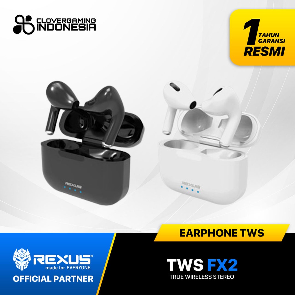 Jual Rexus Tws Earphone Bluetooth Wireless Fx2 Gaming Earphone Fx 2 Fx 2 Shopee Indonesia