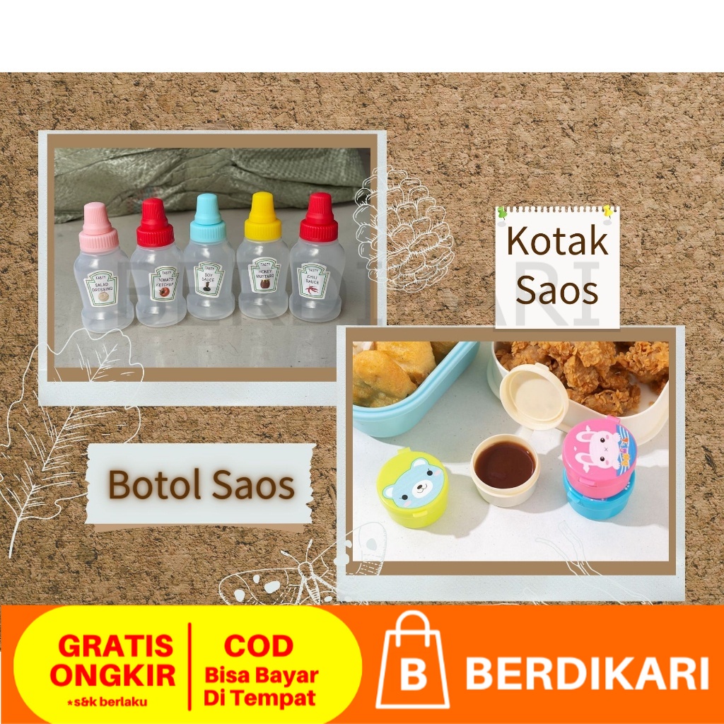 Jual Berdikari Tempat Saos Mini Tempat Saos Bento Wadah Saus Kotak Saos ...