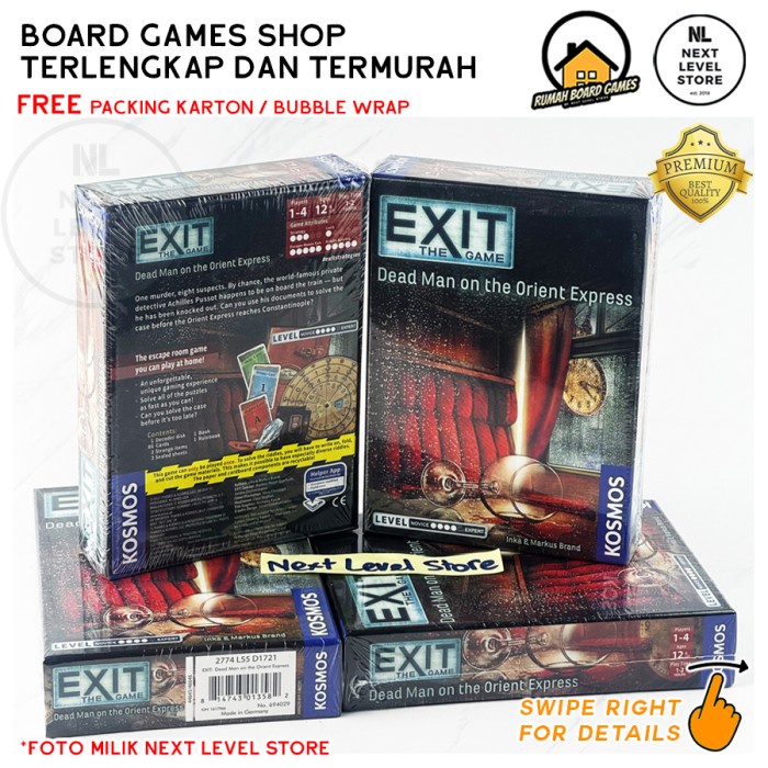 Jual Exit : The Game – Dead Man on the Orient Express Puzzle Board ...