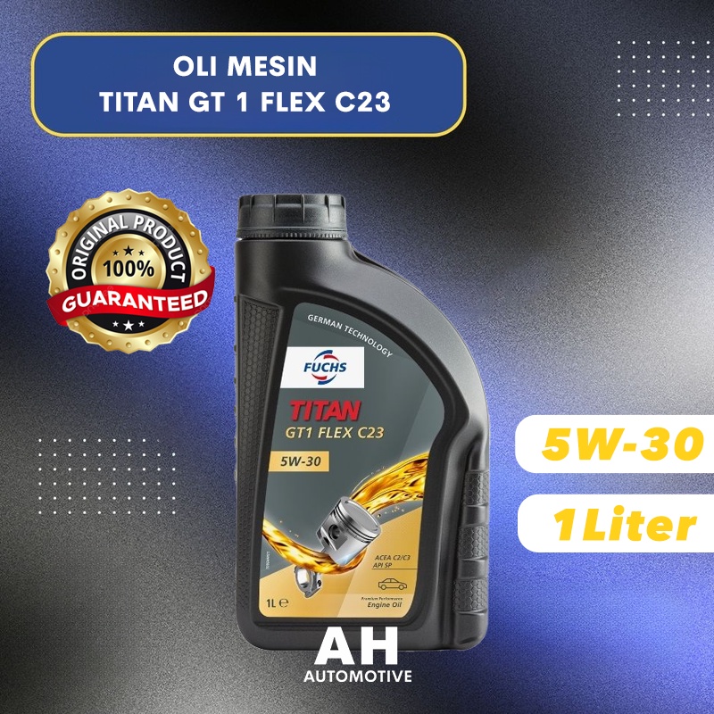 Jual Oli Mesin FUCHS TITAN GT1 FLEX C23 5W30 Fully Synthetic 1L Oli ...