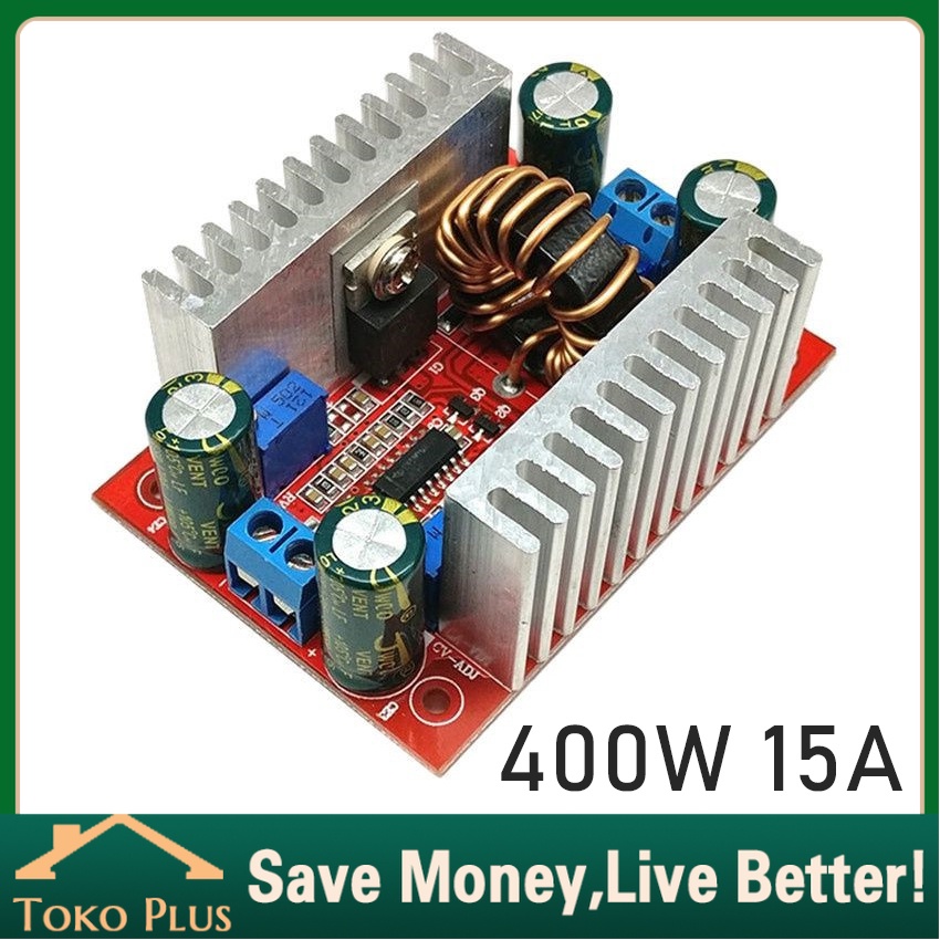Jual High Power DC-DC Step Up Boost Converter module cc cv | 400W 15A | Shopee Indonesia
