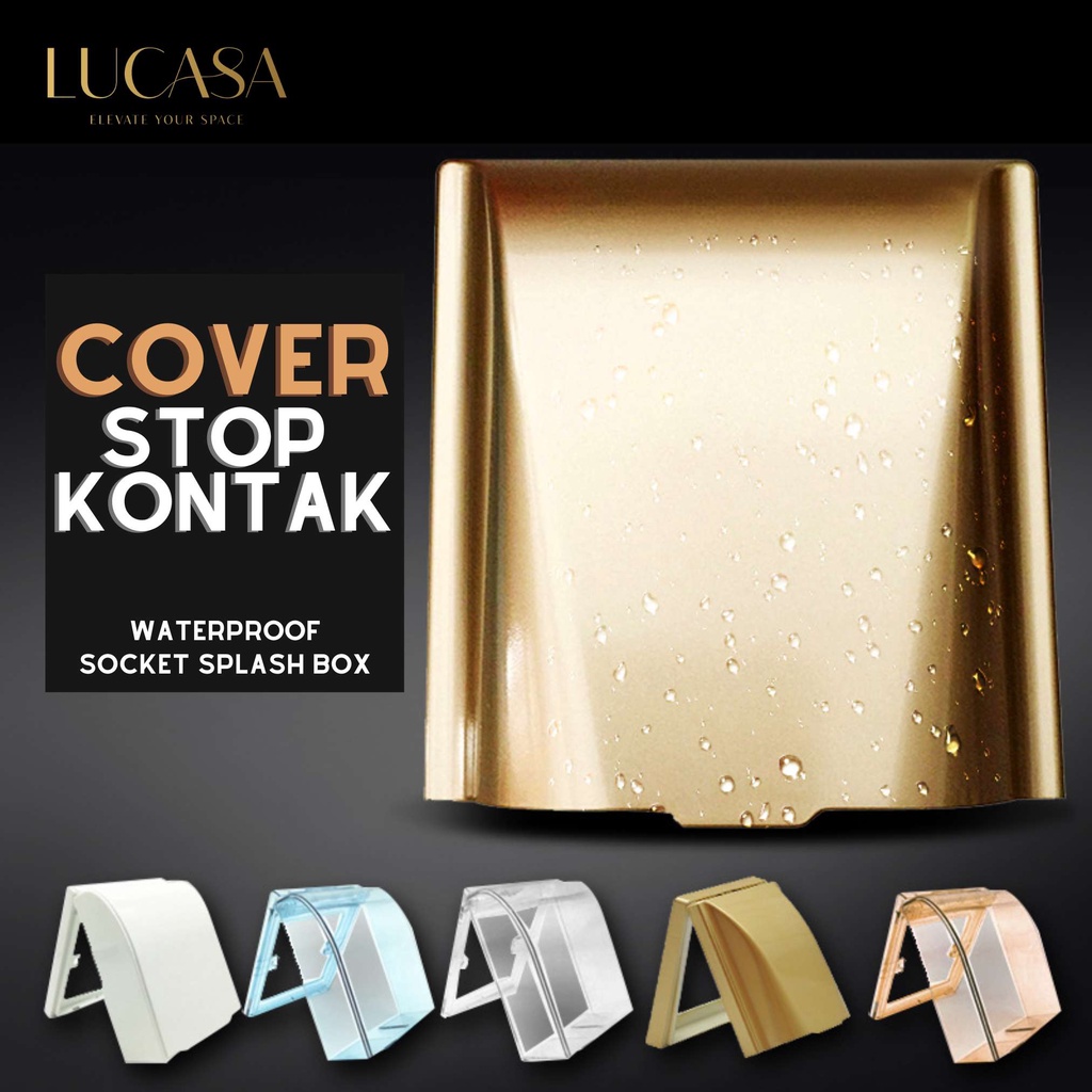 Jual LUCASA Cover Pelindung Stop Kontak Saklar Tipe 86 Cover Penutup ...