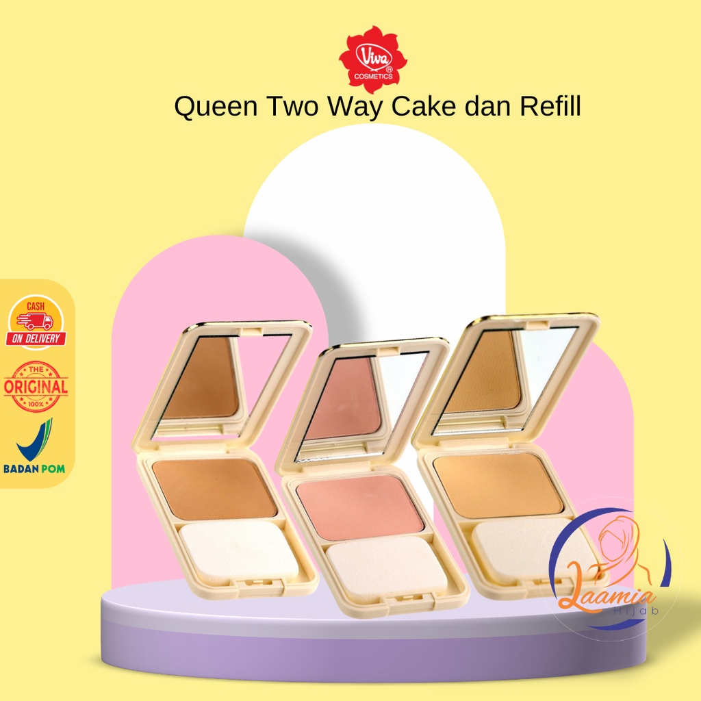 Jual Laamia Viva Queen Two Way Cake dan Refill Queen TWC (UV FILTER ...