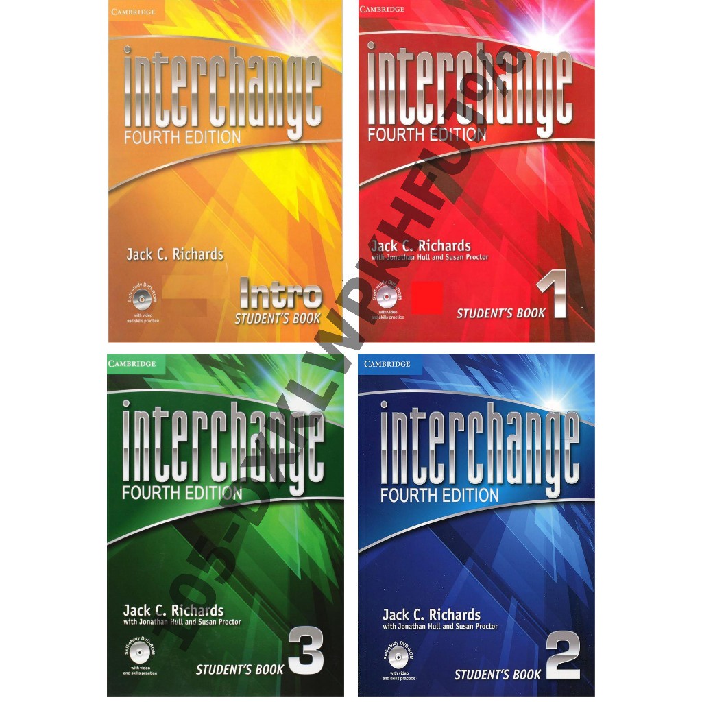 Jual Fourth Edition / Interchange Student Book Intro-1-2-3 / Warna ...