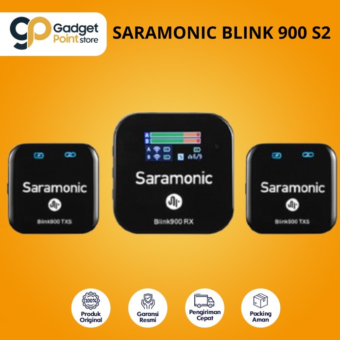 Jual Saramonic Blink 900 S2 Ultracompact Dual-Channel Wireless ...