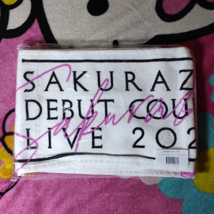Jual OFFICIAL Towel Sakurazaka46 Debut Countdown 2020 | Shopee Indonesia