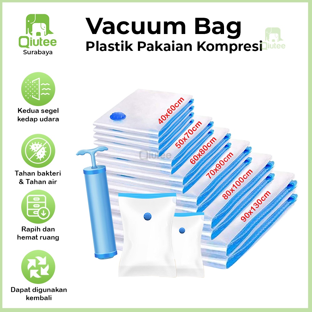 Jual Plastik Vacum dengan Pompa Manual Banyak Varian Ukuran Praktis ...