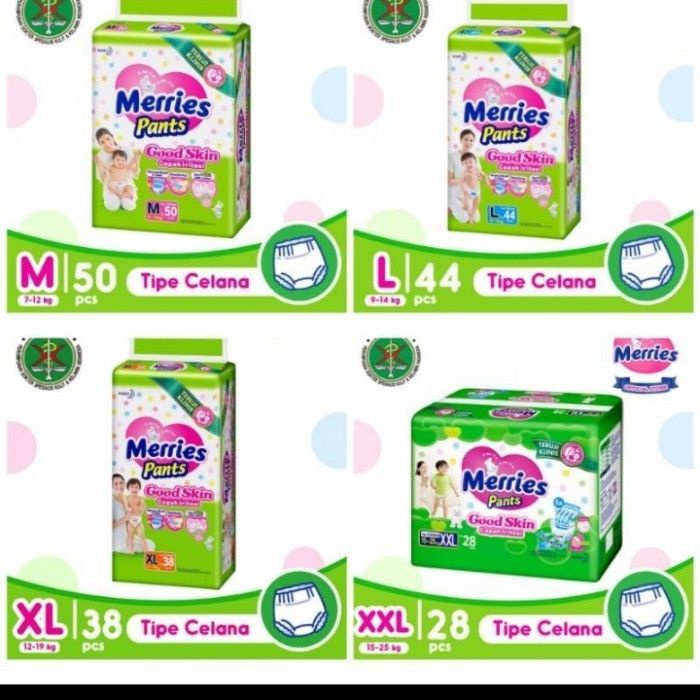 Jual Merries Pants Super Jumbo M50/L44/XL38/XXL28 (Citra Susu SBY ...
