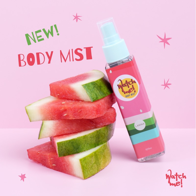 Jual WATCH ME Watermelon Body Mist - Untuk Anak dan Remaja (Wangi ...