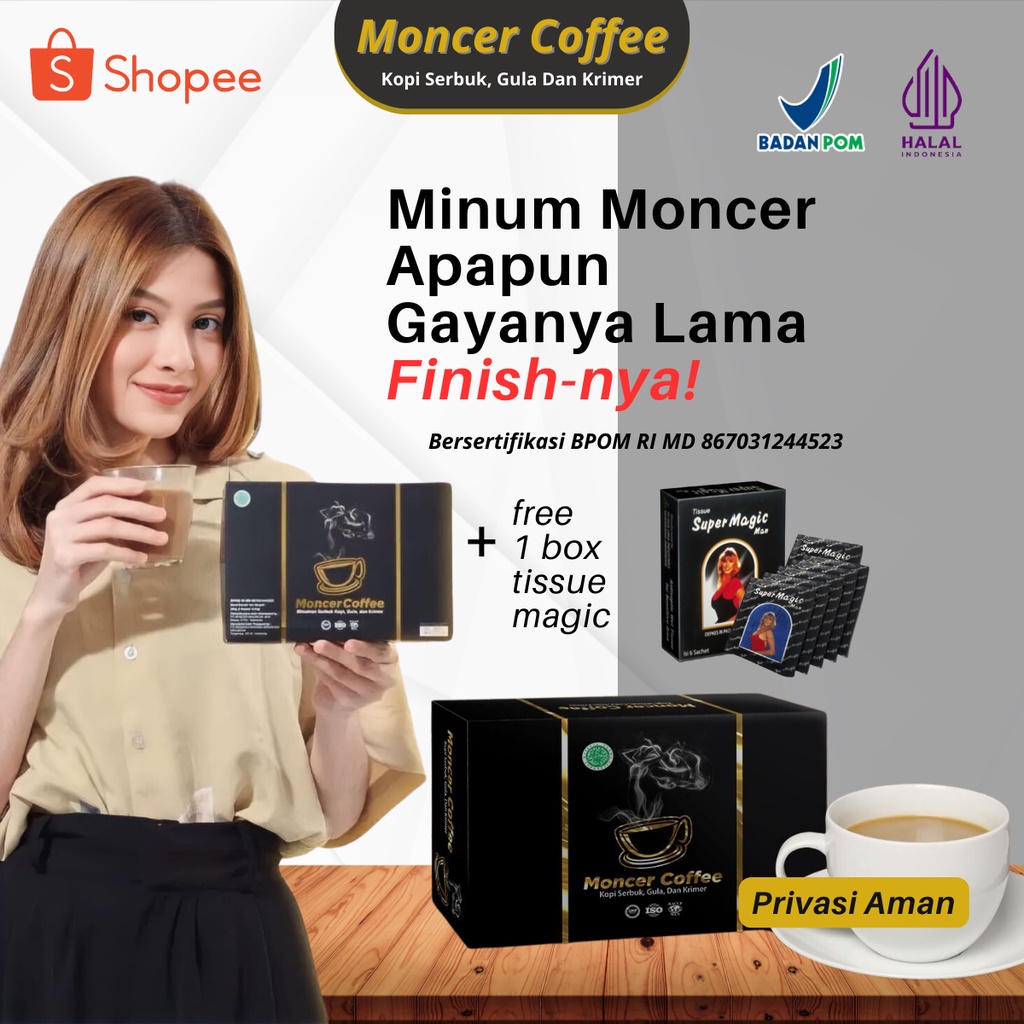 Jual Kopi MNCR Coffee Original 1 Box Isi 8 Sachet - Minuman Pria Dewasa Halal dan BPOM | Shopee ...