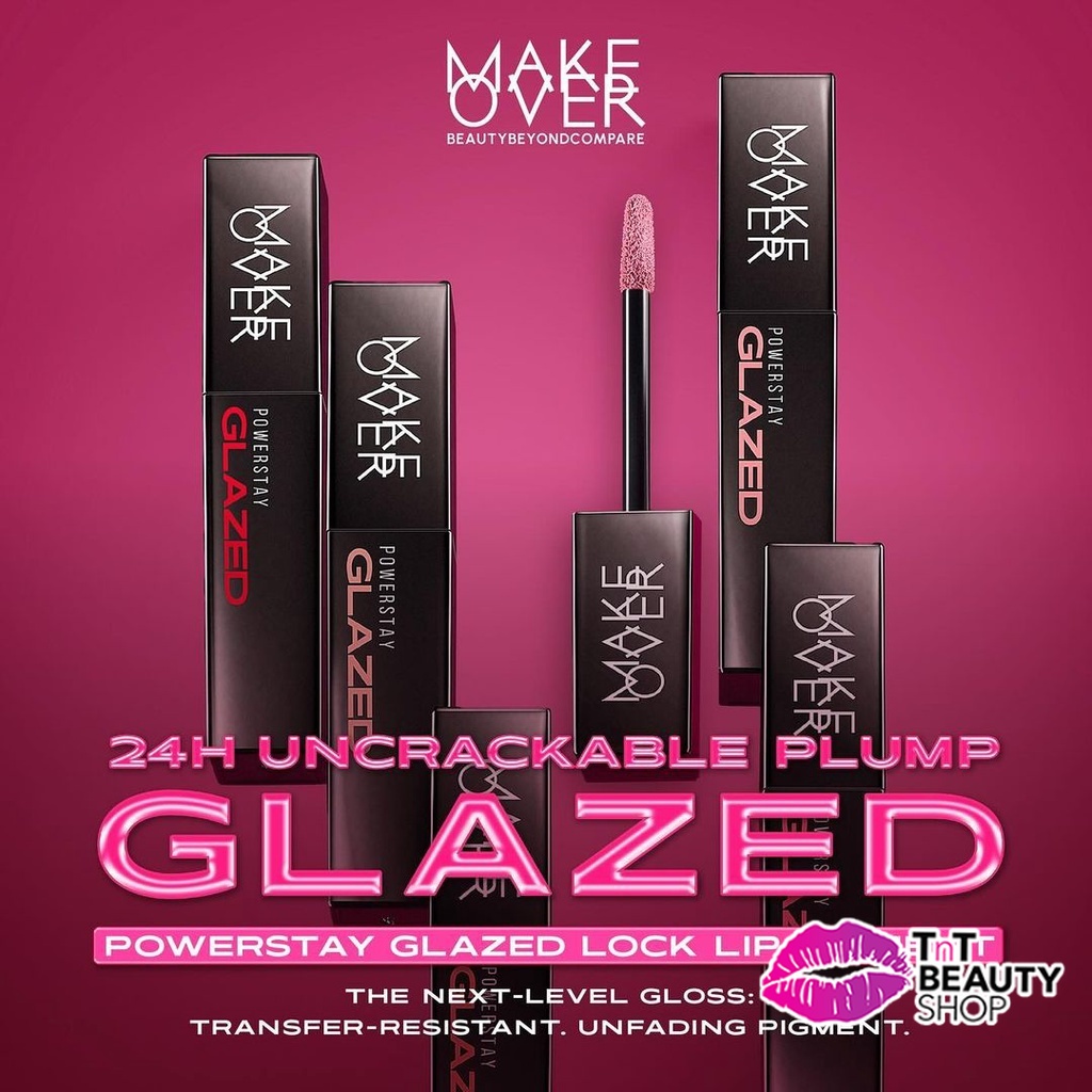 Jual MAKE OVER Powerstay Glazed Lock Lip Pigment - TnT Beauty Shop | Shopee Indonesia
