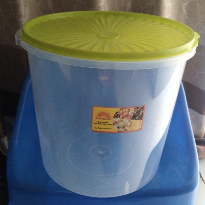 Jual Toples Bulat 16 Liter / Toples Beras 16 Kg / Toples Serbaguna ...
