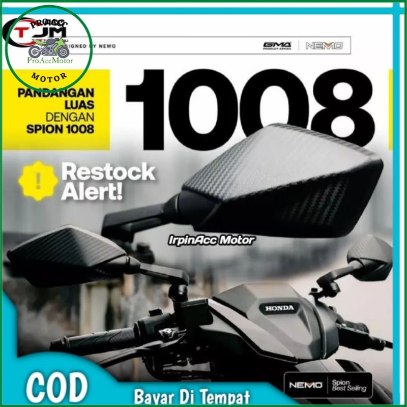 Jual Spion Ducati Nemo 1008 1007 Xmax ORIGINAL GMA NEMO Vario Nmax Xmax Pcx Beat Vixion MegaPro ...