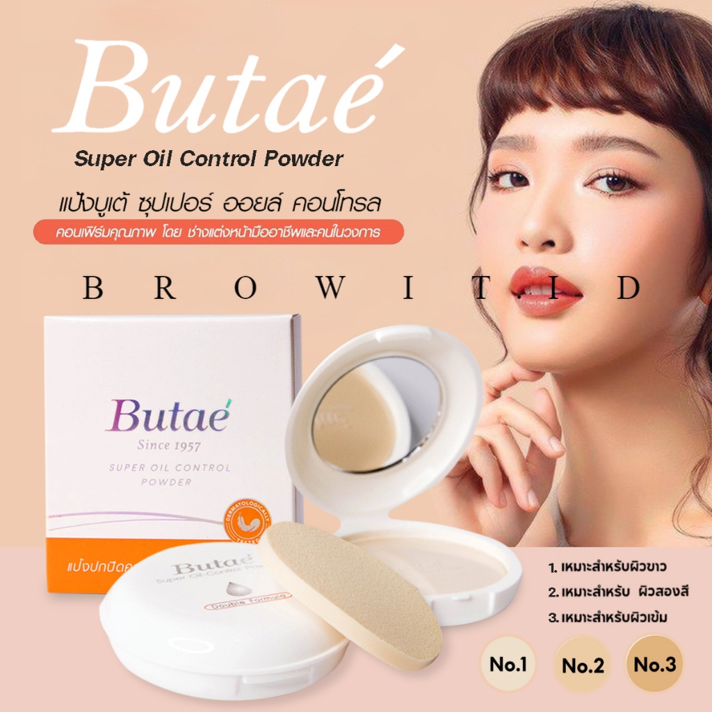 Jual Butae Super Oil-Control Powder Double Formula Since 1957 Compact ...