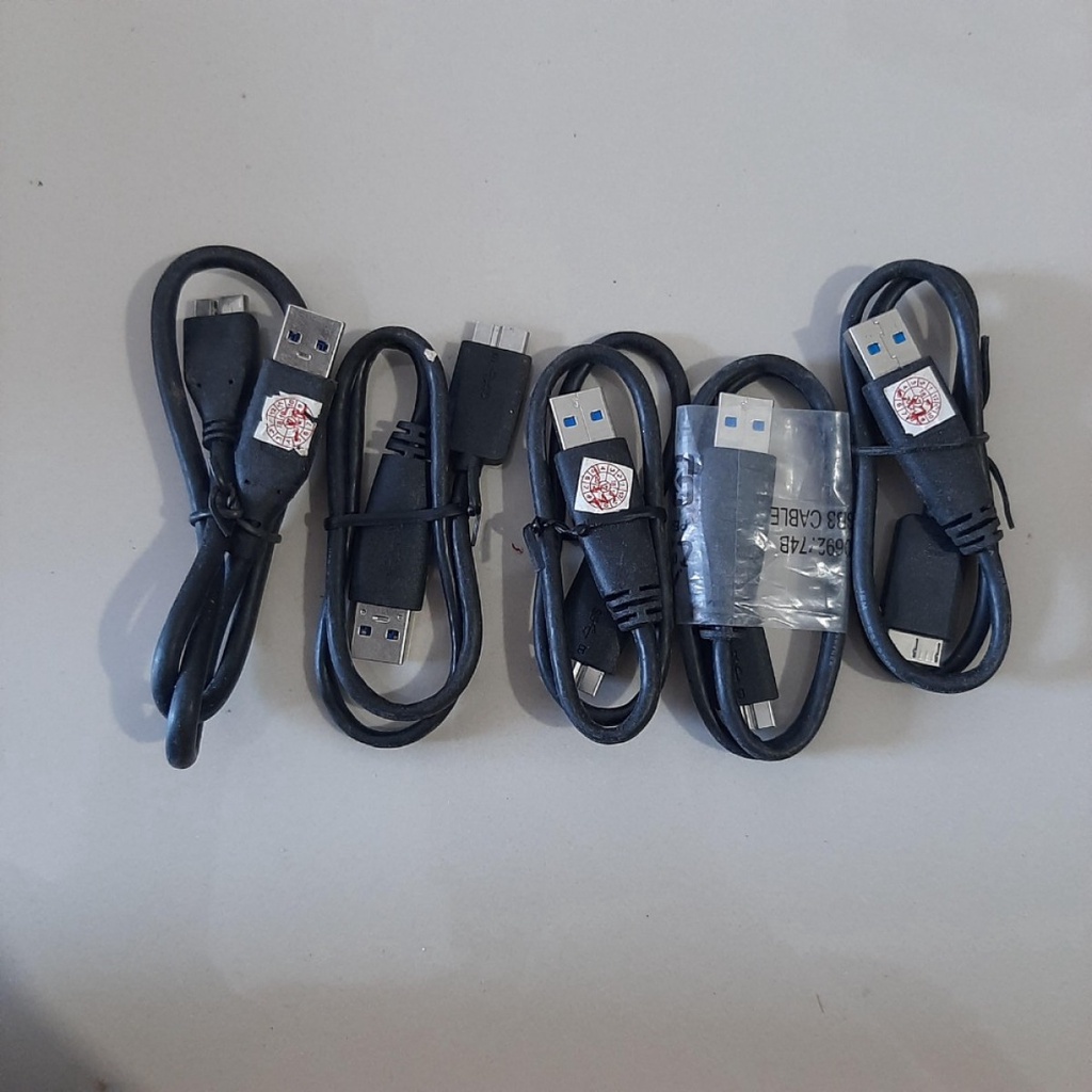 Jual Kabel USB A To Micro B 3.0 kepala dalam warna Biru Kabel Hardisk ...