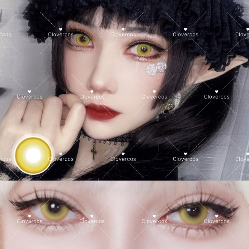 Jual [Ready] Clovercos Softlens Cosplay Risako Lemon Yellow Softlens ...