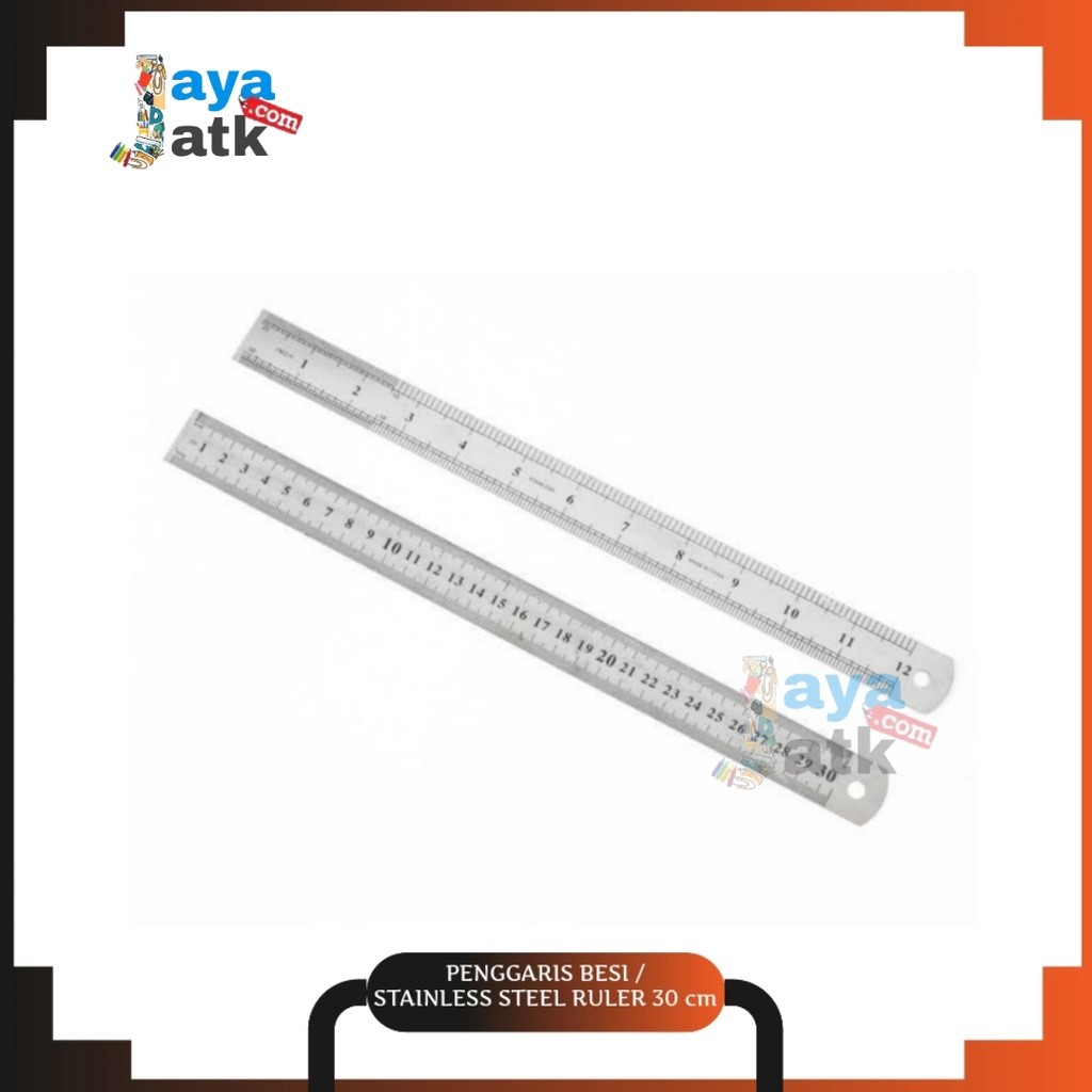Jual Penggaris Panjang Besi / Stainless Steel Ruler 30 cm | Shopee ...