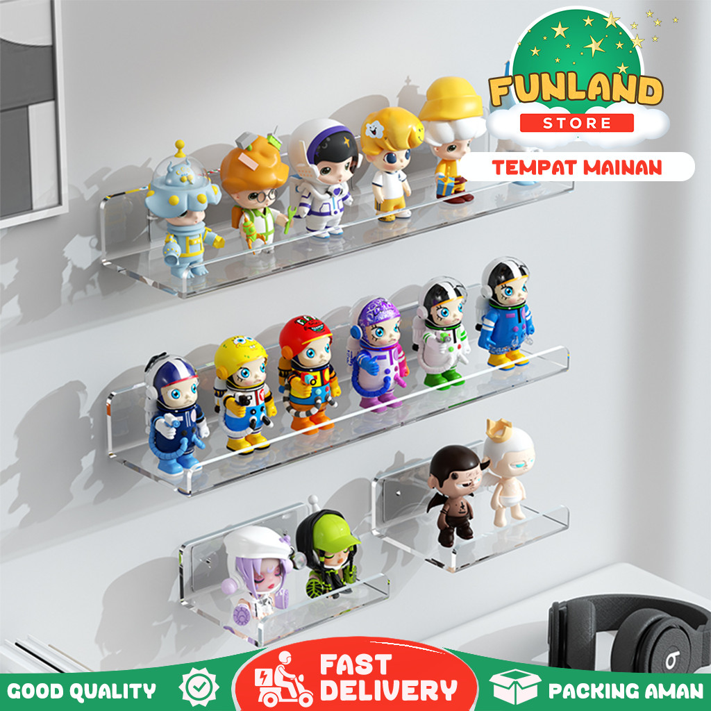 Jual FUNLAND Rak Action Figure D21/ Rak Display Penyimpanan/ Rak ...