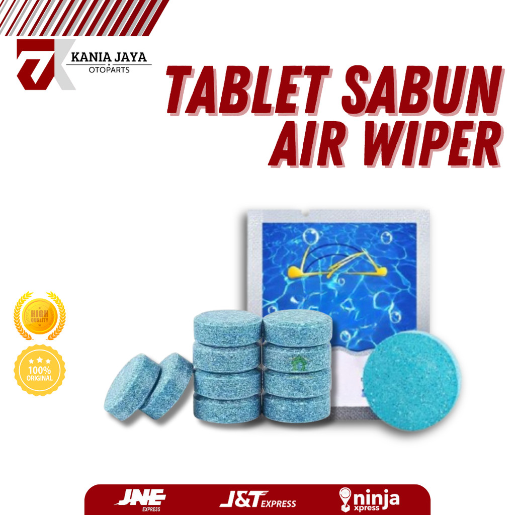 Jual [20 Pcs] Sabun Pembersih Kaca Wiper Mobil Tablet Sabun Pembersih ...