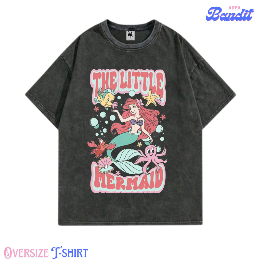 Jual Bandit Area "kaos disney ariel the little mermaid under water ...