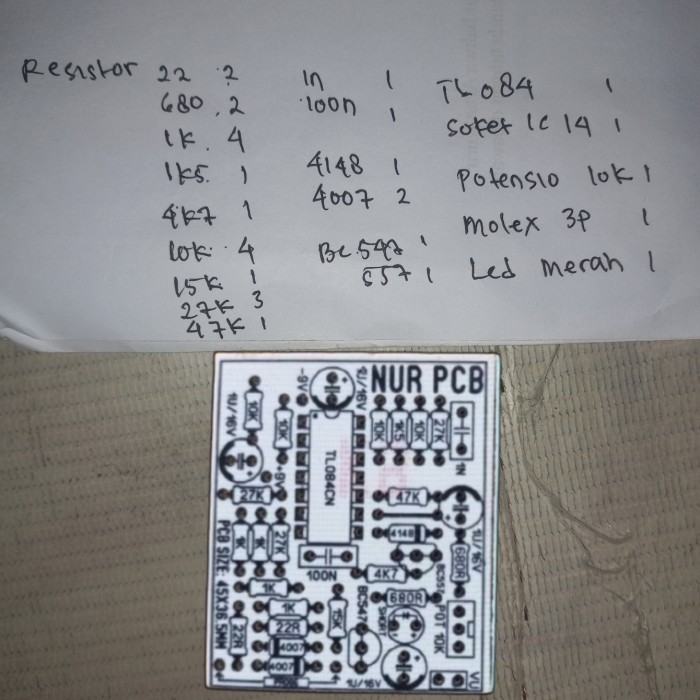 Jual paket ESR siap solder DIY analog PCB & komponen alat tes elko ...