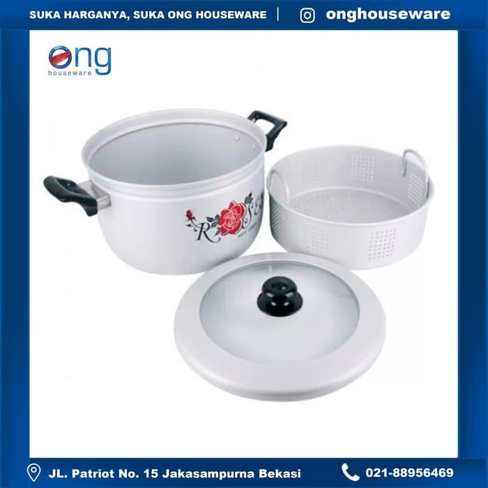 Jual Panca Guna Steamer Panci Kukusan Rice Cooker Langseng Maspion 30 ...